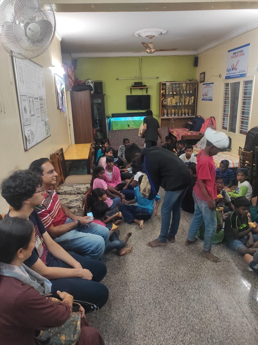 Mr. Hari Gopal Visited “Home of Faith” - www.befriendlife.com